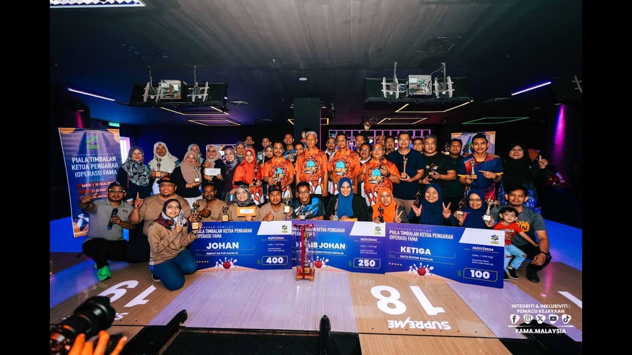 KEJOHANAN BOWLING PIALA TIMBALAN KETUA PENGARAH OPERASI FAMA - FAMA TV