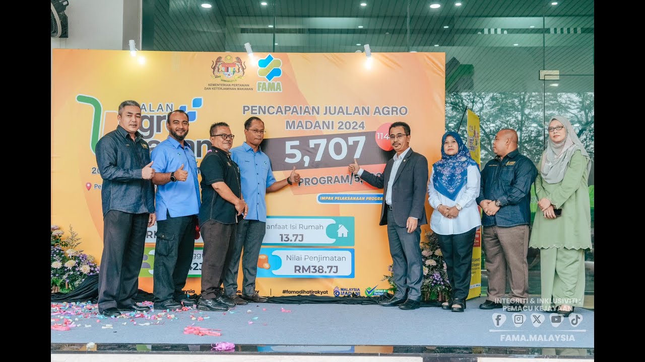 PROGRAM JUALAN AGRO MADANI @ FAMA POINT - FAMA TV